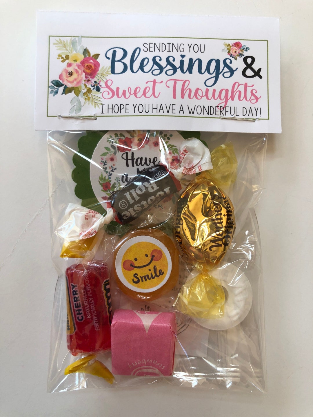Blessings & Sweet Thoughts - Goody Bag, Team, Staff, Friends, Co ...