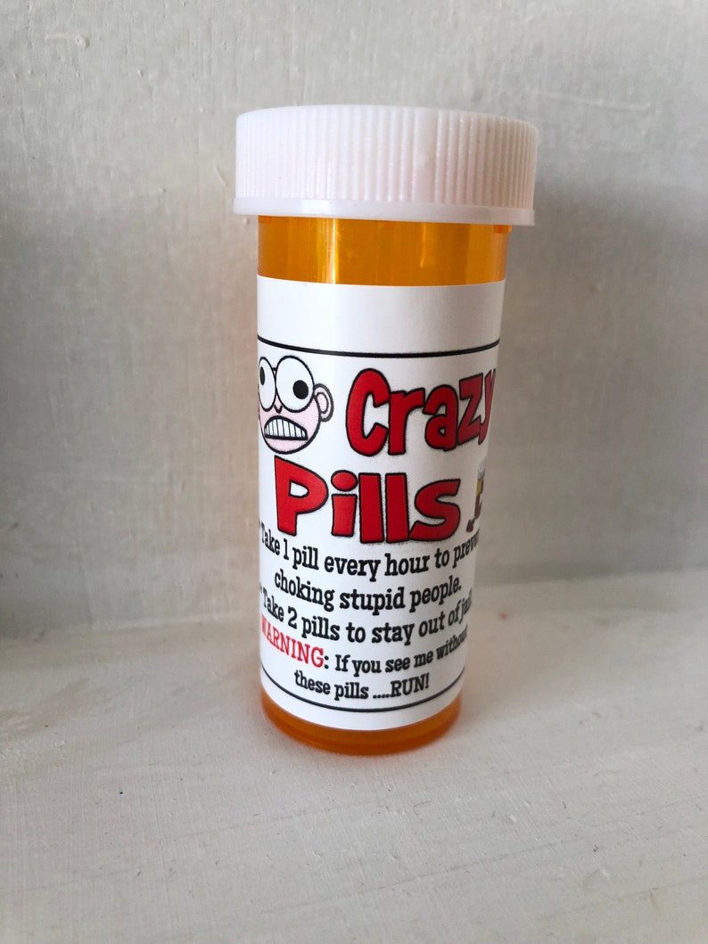 Gag Gifts old Age Nurse's Chill Pills Mom's Anti | Etsy
