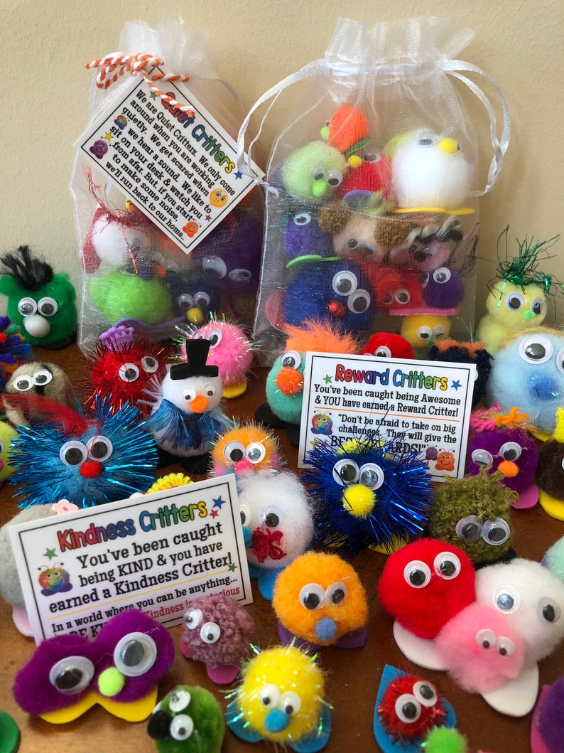 QUIET CRITTERS, Reward, Kindness Bags- Teacher Resource, Classroom ...