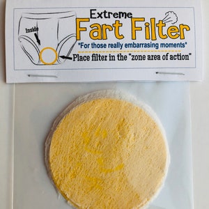 FART FILTER -gag Gift Bags Funny, Silly Prank Goody Bag, Birthday, Co ...