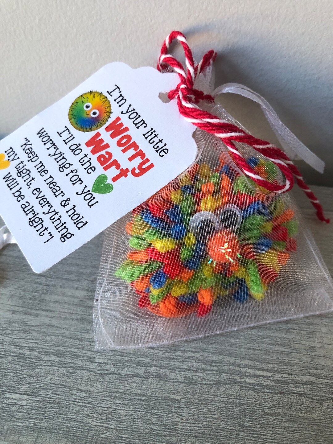 WORRY WART sweet Thoughts Gift Bag, Kids, Children, Anxiety, Calming ...