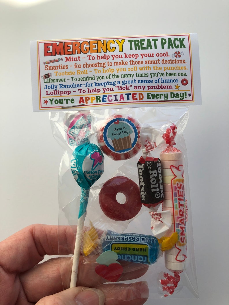 Emergency Treat Pack -sweet Thoughts Goody Bag,happy Birthday, Friends ...