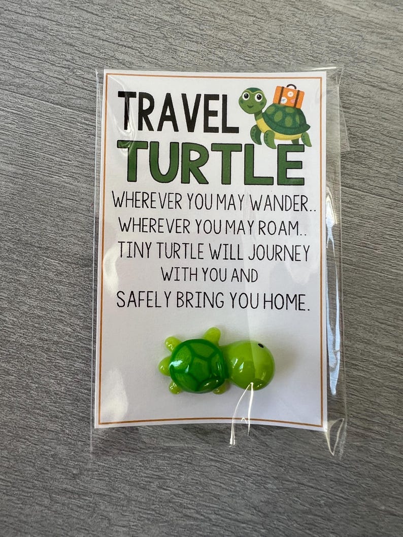 TRAVEL TURTLE or Travel HEDGEHOG Mini Figurine With Adorable Suitcase ...