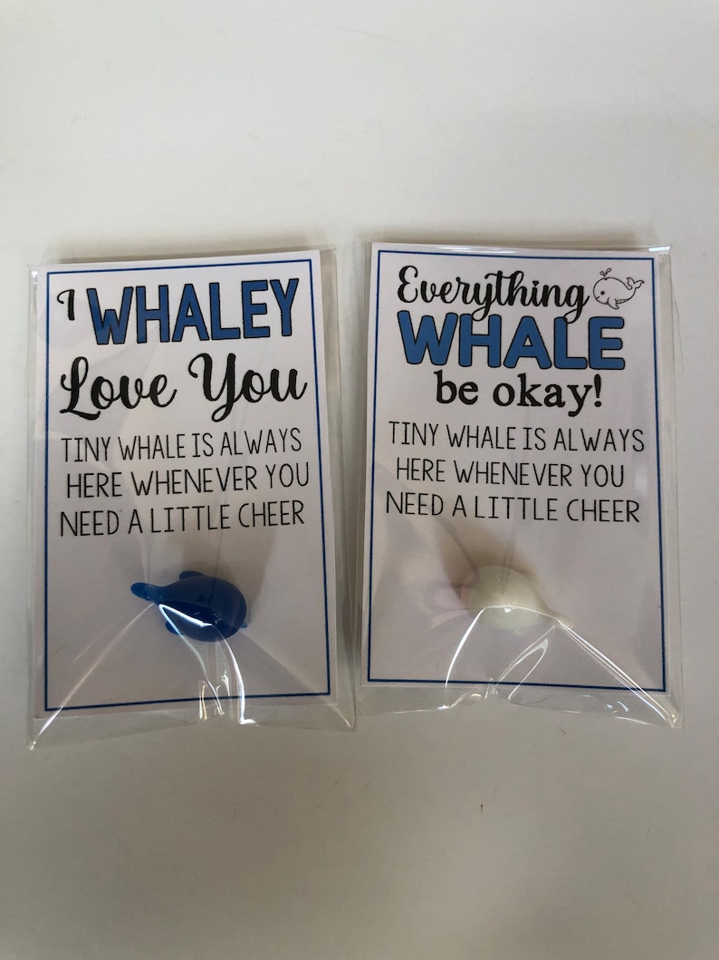 I WHALEY Love YOU- Whale Good Luck Charm, Lucky Charm - Sweet Thoughts ...