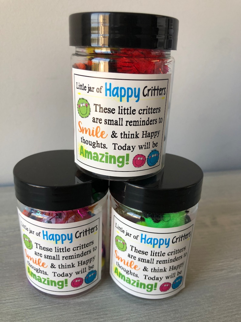 HAPPY CRITTERS Children Reward Gift Anxiety & Stress Relief - Etsy