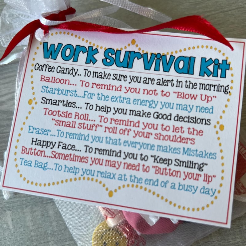 Work Survival Kit - Etsy
