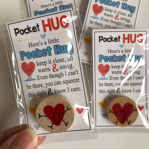 POCKET HUG Gift Bag Large Sweet Thoughts Gift Mom | Etsy