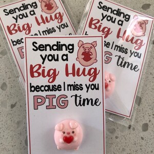 Missing You PIG TIME!- Mini Piggy Good Luck Charm, Tiny Hog Pig Gift ...
