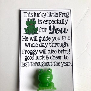 LUCKY LITTLE FROG- Good Luck Charm, Lucky Charm - Sweet Thoughts Gift ...
