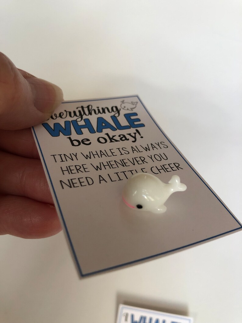 I WHALEY Love YOU- Whale Good Luck Charm, Lucky Charm - Sweet Thoughts ...