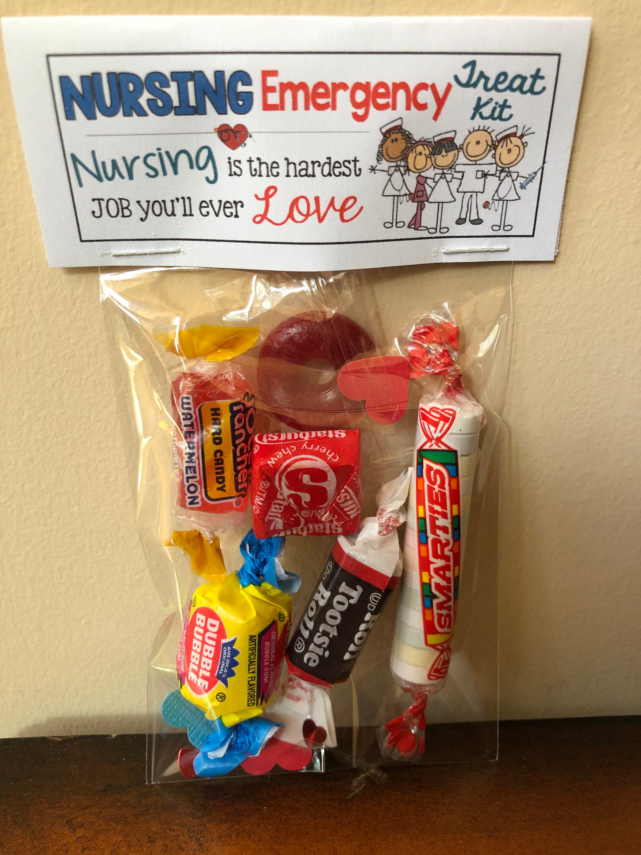 NURSING Emergency Treat Kit Nurse CNA LPN Sweet Thoughts | Etsy