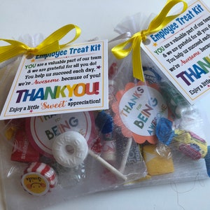 EMPLOYEE TREAT Kit -sweet Thoughts Goody Bag, Happy Birthday, Friends ...