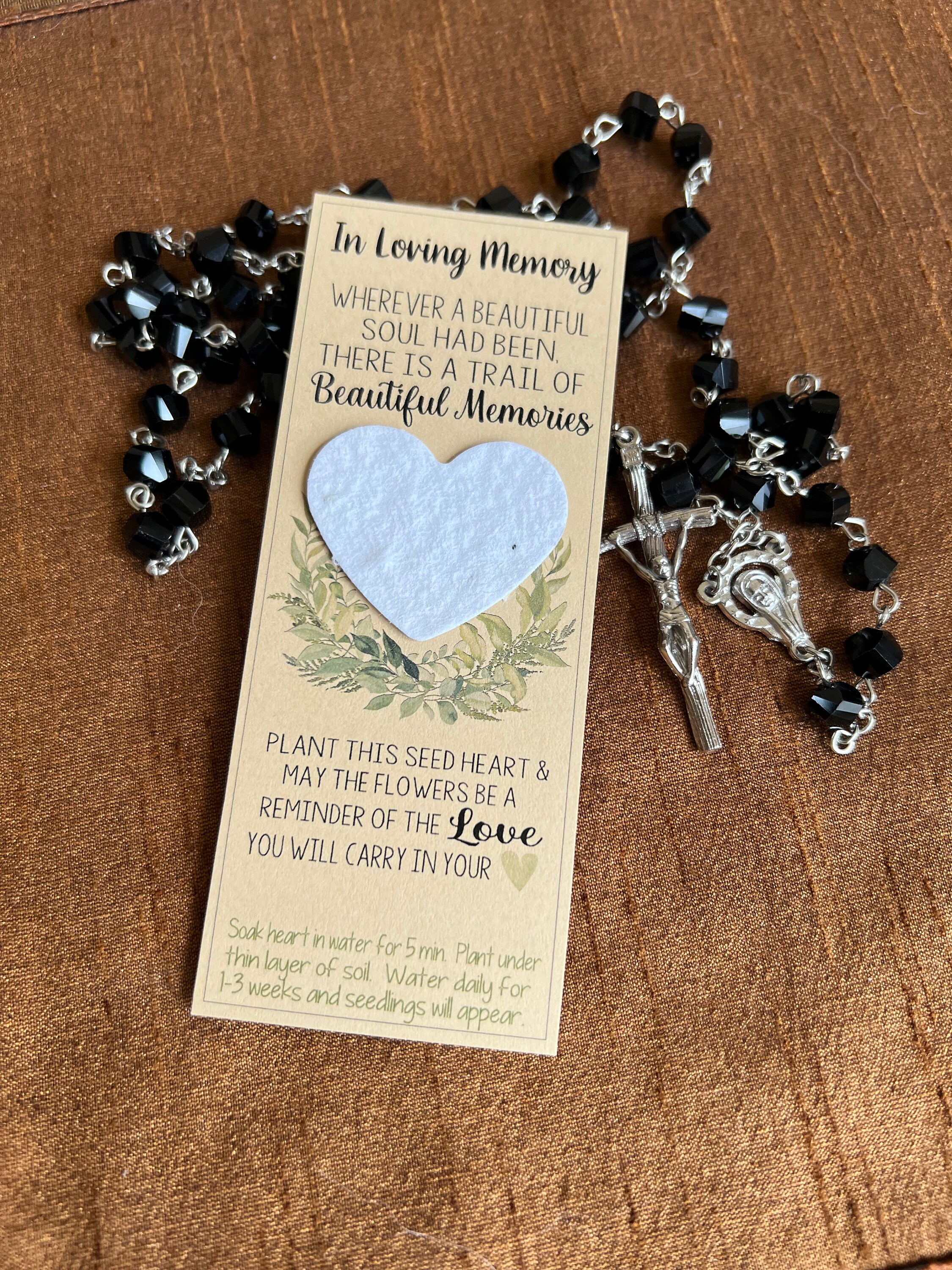 In LOVING MEMORY -bloomin' Plantable Seed Heart Bookmarks, Recycled ...