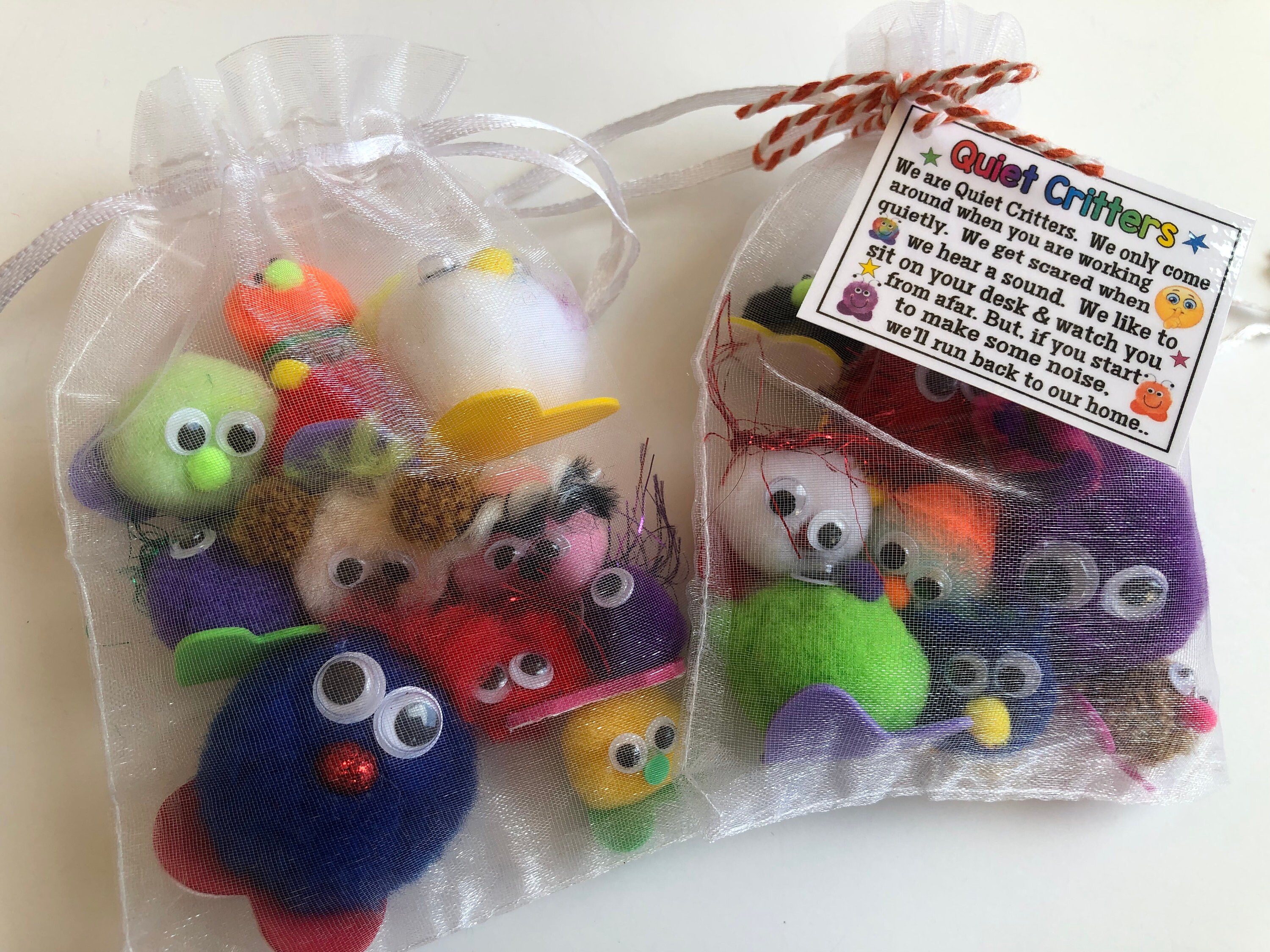 QUIET CRITTERS, Reward, Kindness Bags- Teacher Resource, Classroom ...