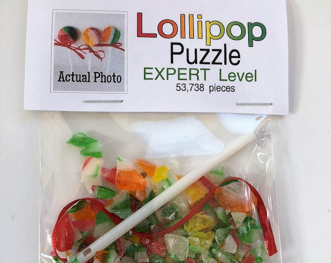 LOLLIPOP PUZZLE - Expert Level - Gag Gift Bags- Funny, Silly Prank ...