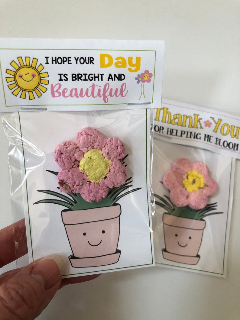 THANK YOU for Helping Me Bloom or Day is Beautiful FLOWER - Etsy