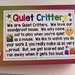 QUIET CRITTERS XL Rainbow Box Filled With Poem & Poms Teacher Resource ...