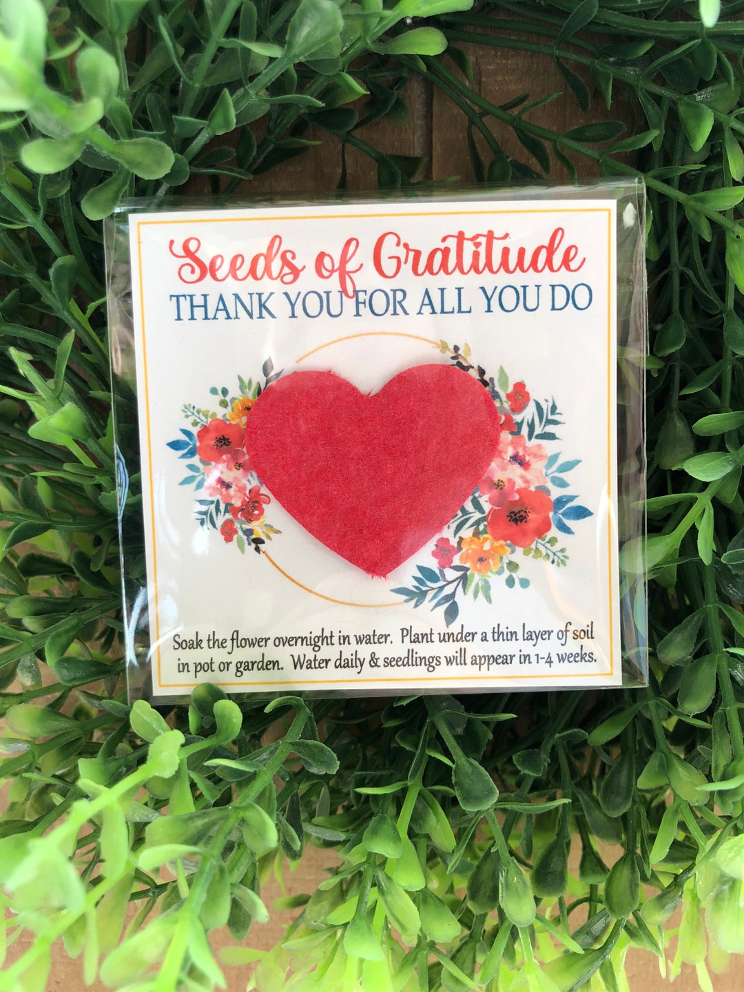 SEEDS of GRATITUDE- Bloomin' Plantable Seed Paper Gift Bags, Mothers ...