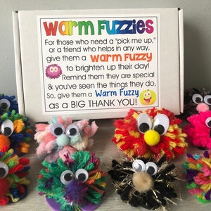 WARM FUZZIES -box With Poem & Filled With Large Critters- , Classroom ...