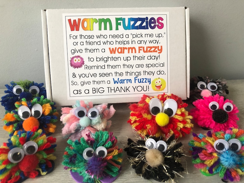WARM FUZZIES -box With Poem & Filled With Large Critters- , Classroom ...