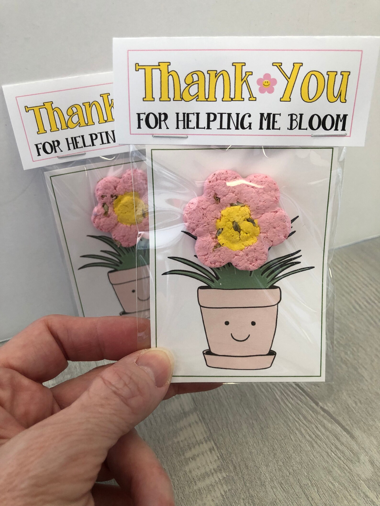 THANK YOU for Helping Me Bloom or Day is Beautiful FLOWER - Etsy
