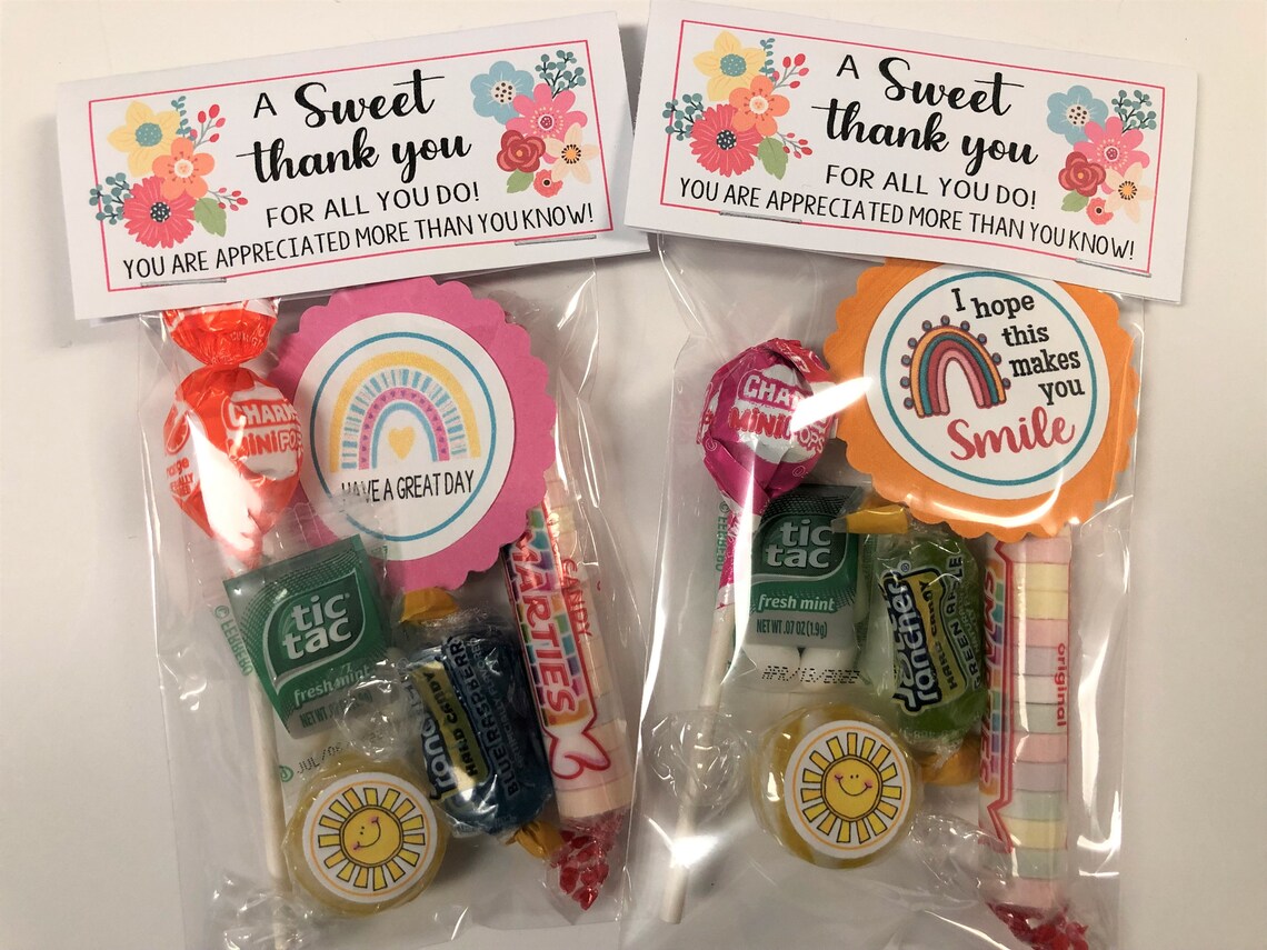 A SWEET THANK YOU sweet Thoughts Goody Bag Team Staff - Etsy