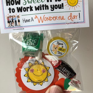 How SWEET It is to WORK With You Sweet Thoughts gag Gift | Etsy