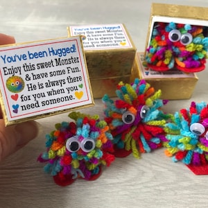 HUG MONSTER - You've Been HUGGED! - Sweet Thoughts Gift Bag, Kids ...