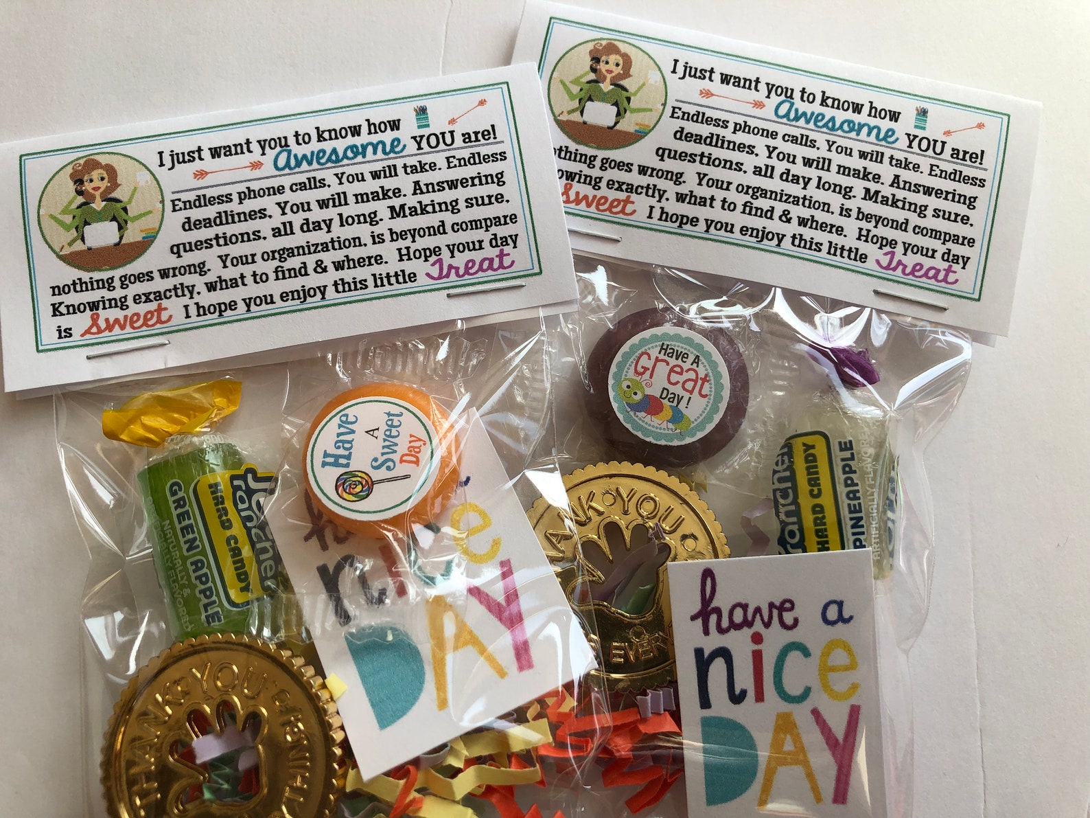 ADMINISTRATIVE ASSISTANT sweet Thoughts Goody Bag Happy - Etsy