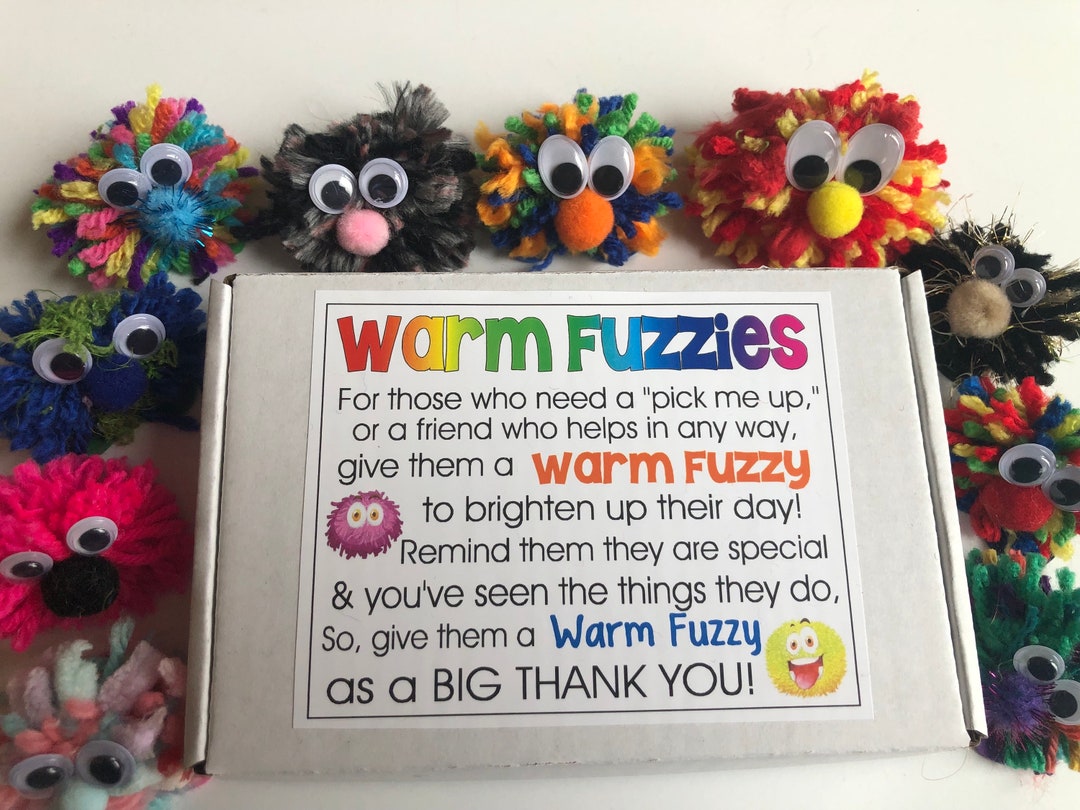 WARM FUZZIES -box With Poem & Filled With Large Critters- , Classroom ...