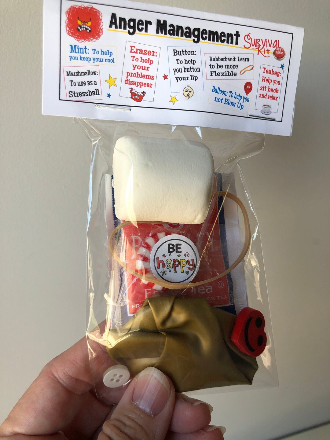 ANGER MANAGEMENT SURVIVAL Kit Funny Gag Gift Bags silly - Etsy