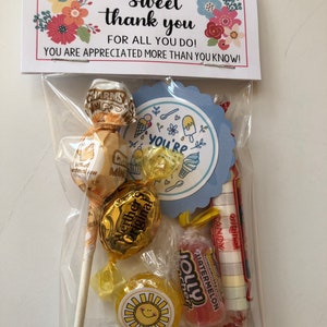 A SWEET THANK YOU -sweet Thoughts Goody Bag, Team, Staff, Friends, Co ...