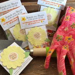 FLOWER -bloomin' Plantable Seed Paper Gift Bags, Mothers Day, Teacher ...