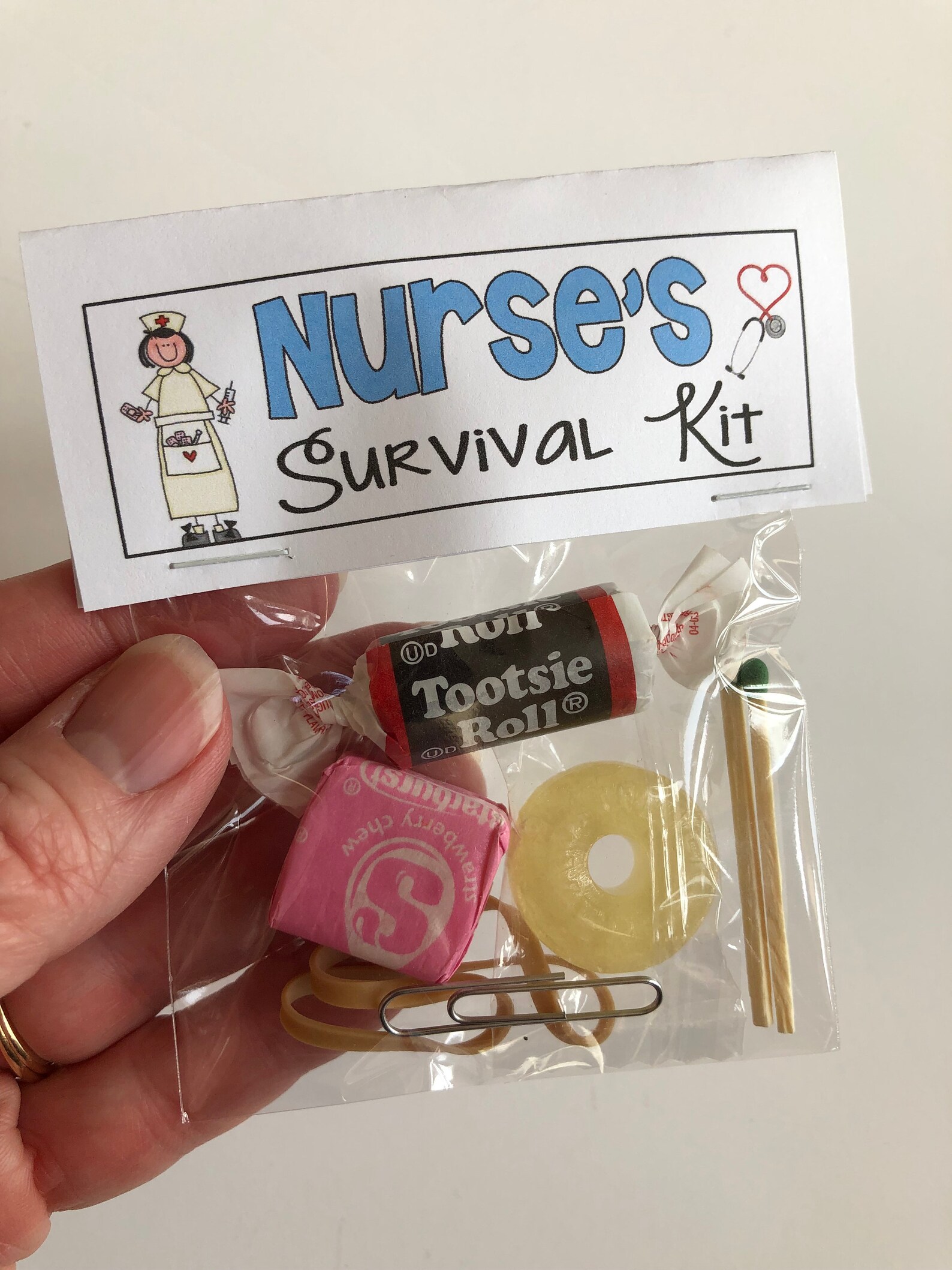 NURSE'S SURVIVAL KIT Funny Gag Gift Bags Silly Prank - Etsy