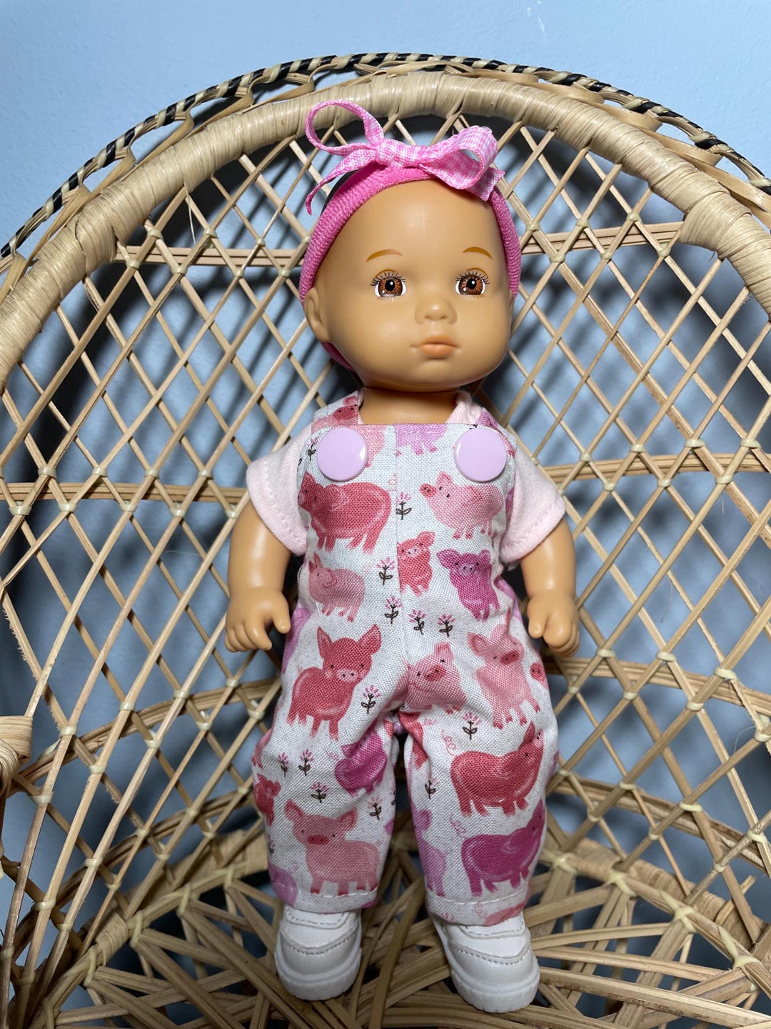 NEW 8 Inch Doll Like Little Bitty Baby or Caring for Baby Overalls ...