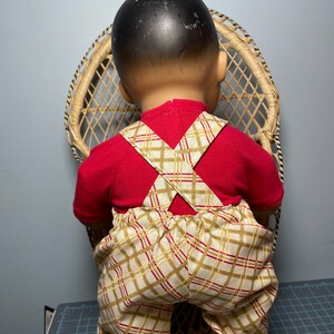 15 Inch Doll Like Bitty Baby Boy Cotton Overalls With Shirt - Etsy