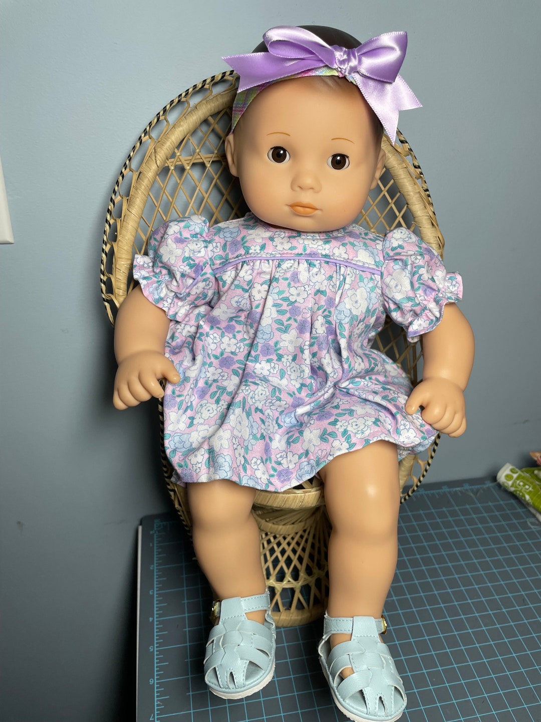 15 Inch Doll Like Bitty Baby Doll Cotton Dress With Bloomers and ...