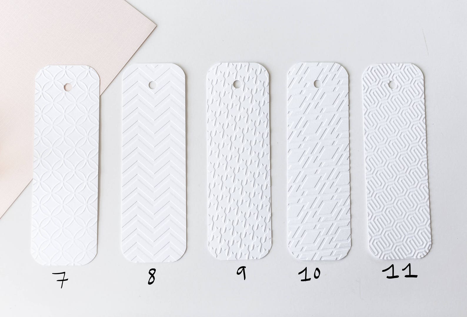 Handmade Embossed Bookmarks, Custom Bookmarks, Patterned Bookmarks ...