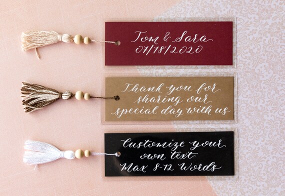 Custom Bookmarks Personalizable Bookmarks Quote Bookmarks | Etsy