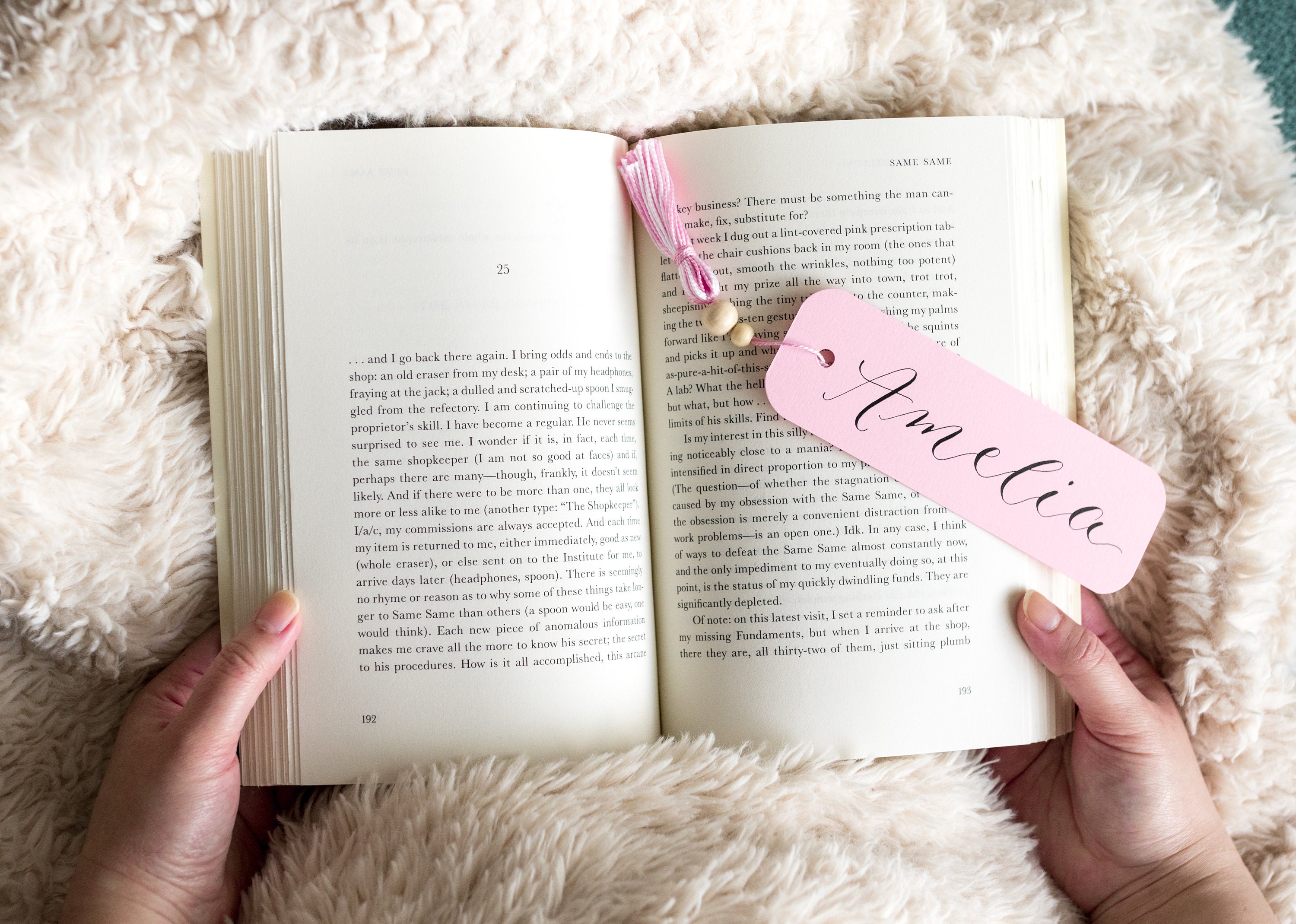 Personalized Bookmarks, Customized Bookmarks, Calligraphy Bookmarks ...