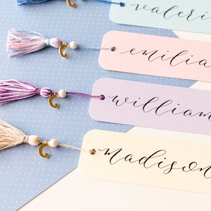 Personalized Bookmark, Customized Bookmark, Tassel Bookmark ...