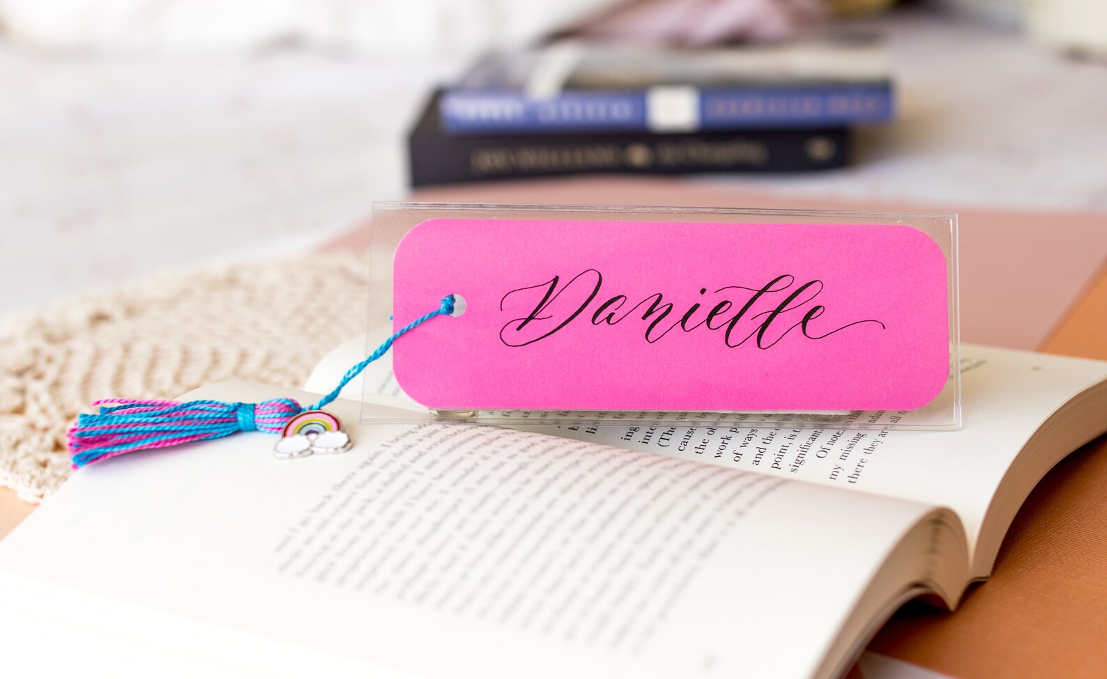 Custom Bookmarks, Calligraphy Bookmarks, Personalized Bookmarks ...