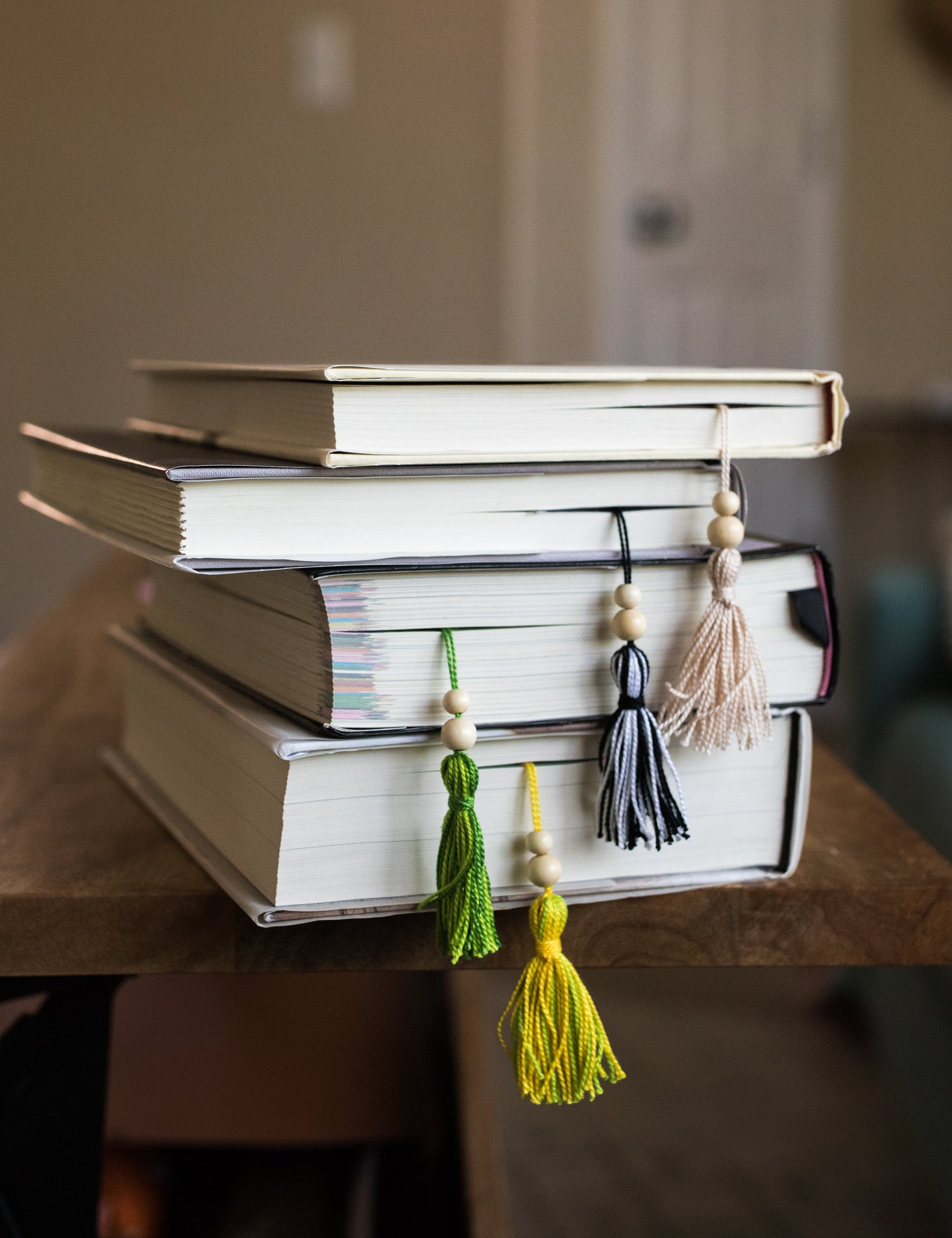 Personalized Bookmarks, Calligraphy Bookmarks, Beaded Tassel Bookmarks ...