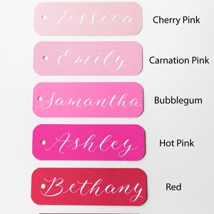 Personalized Bookmarks, Calligraphy Bookmarks, Custom Tassel Bookmarks ...