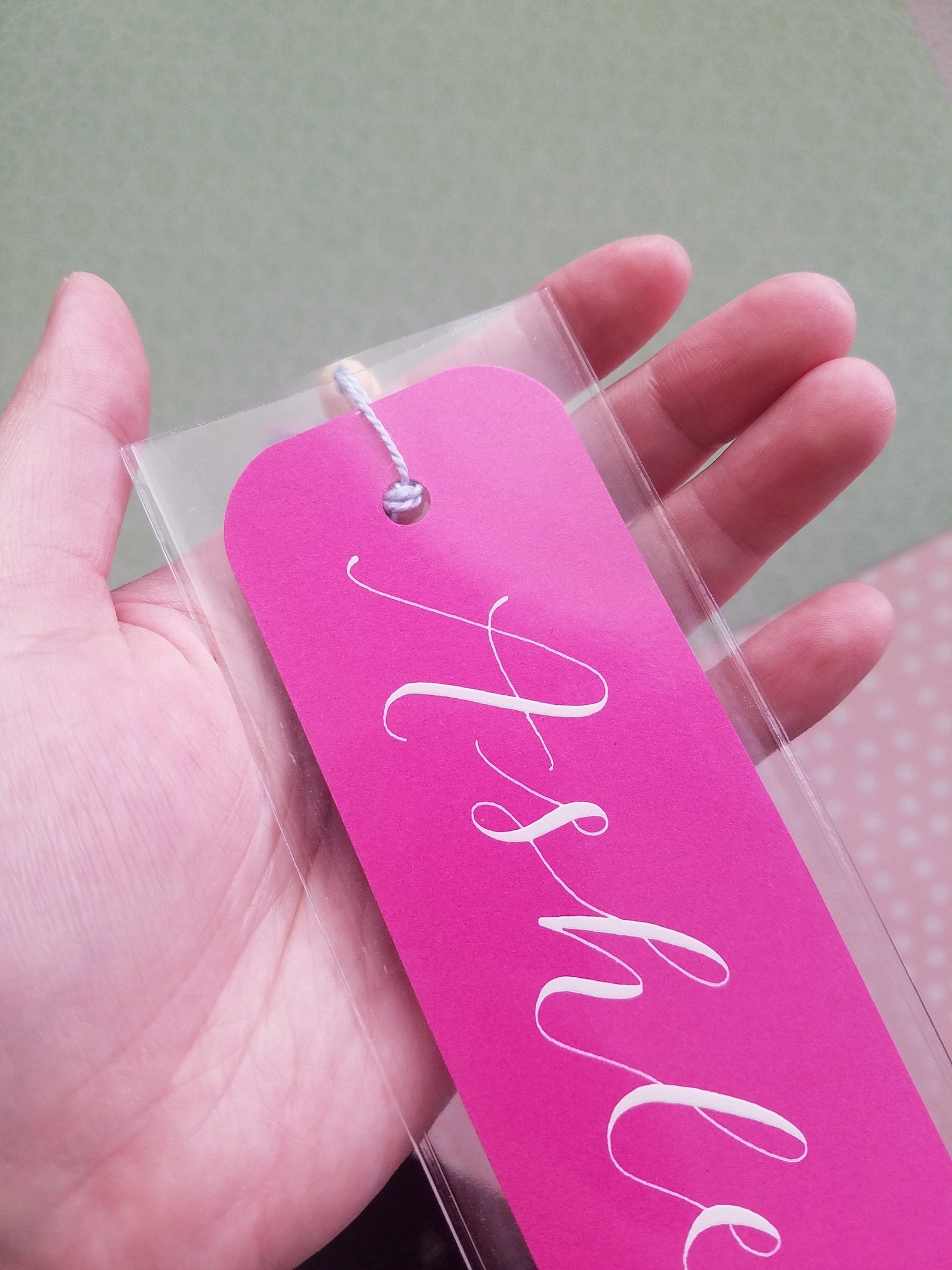 Personalized Bookmarks, Calligraphy Bookmarks, Custom Tassel Bookmarks ...