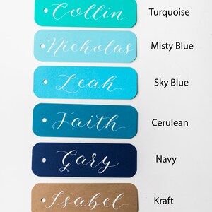 Personalized Bookmarks, Calligraphy Bookmarks, Custom Tassel Bookmarks ...