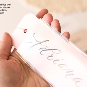 Custom Bookmarks, Calligraphy Bookmarks, Personalized Bookmarks ...