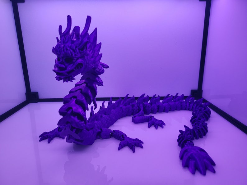 3D Printed Articulated Dragon - Etsy