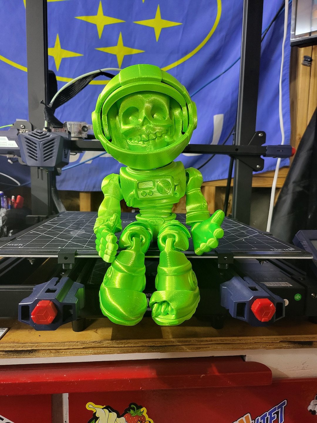 3D Printed Articulated Skeleton Astronaut 14" Tall - Etsy