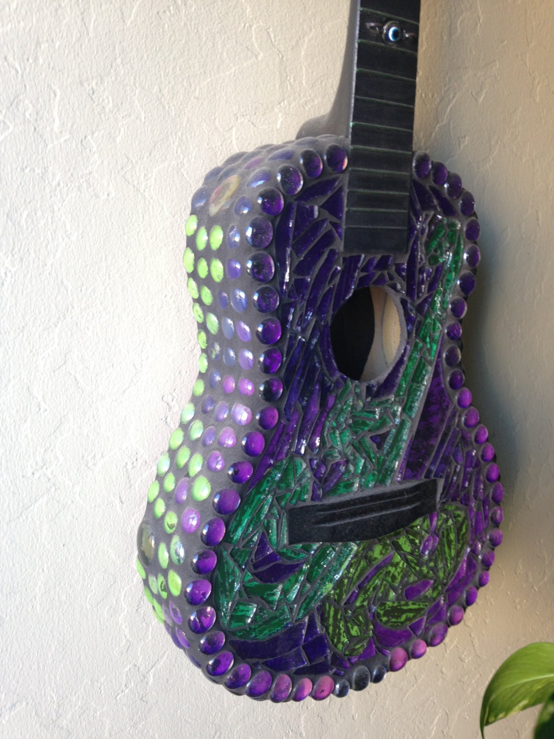 Guitar Glass Mosaic Wall Art - Etsy